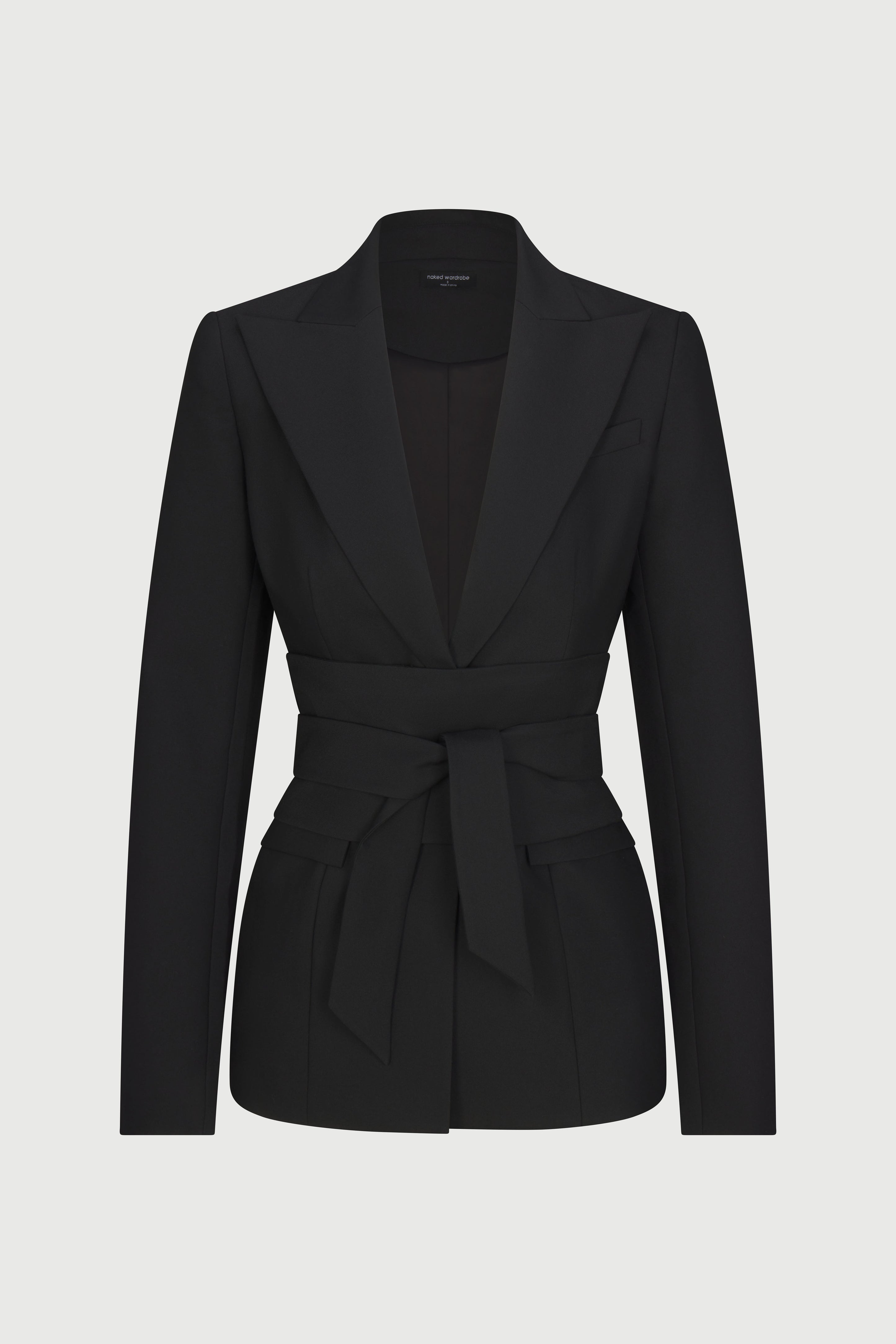Power Shoulder Suited Blazer – Naked Wardrobe