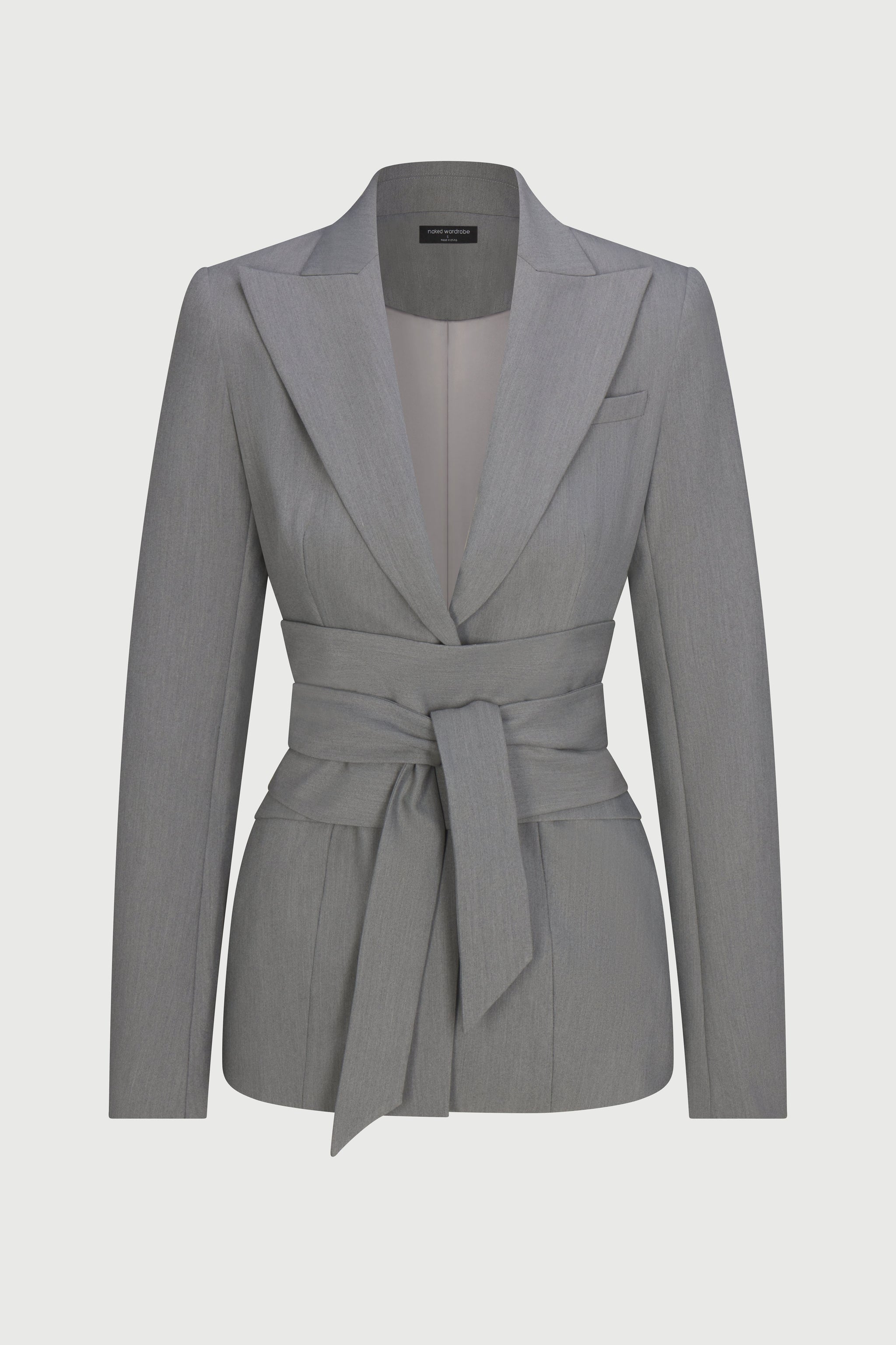 Power Shoulder Suited Blazer – Naked Wardrobe